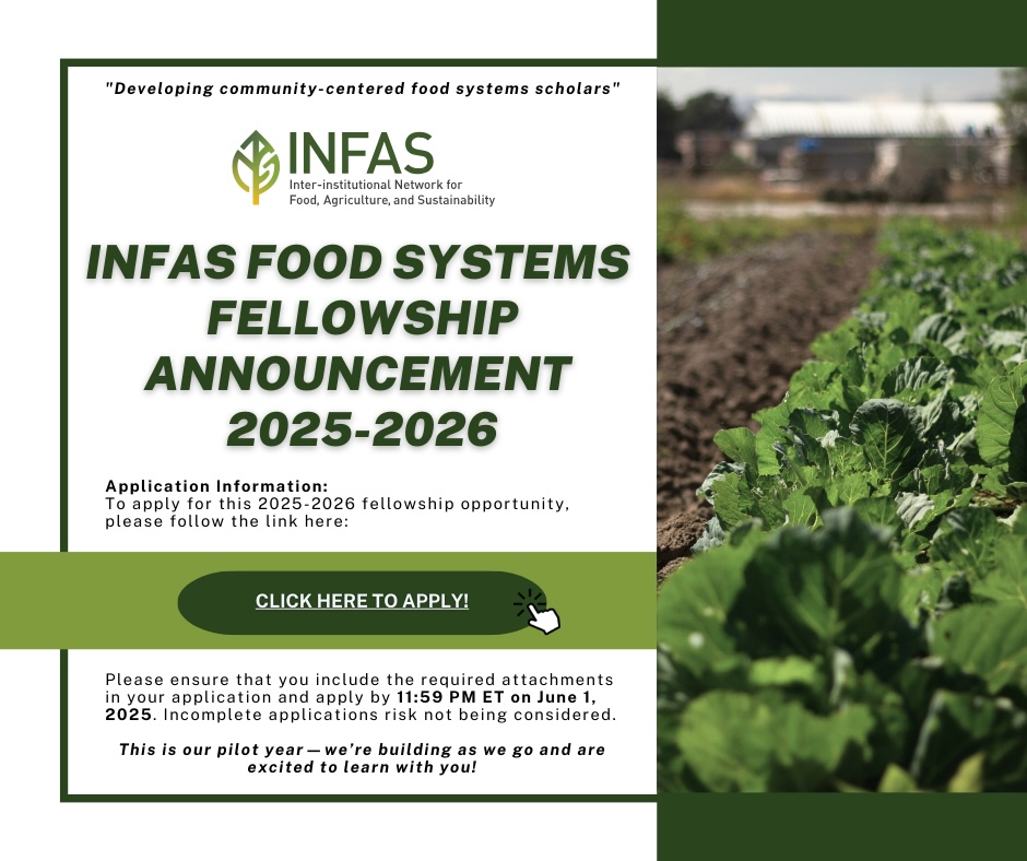 Announcing the INFAS Food Systems Fellowship (INFAS-FSF) – Center for ...